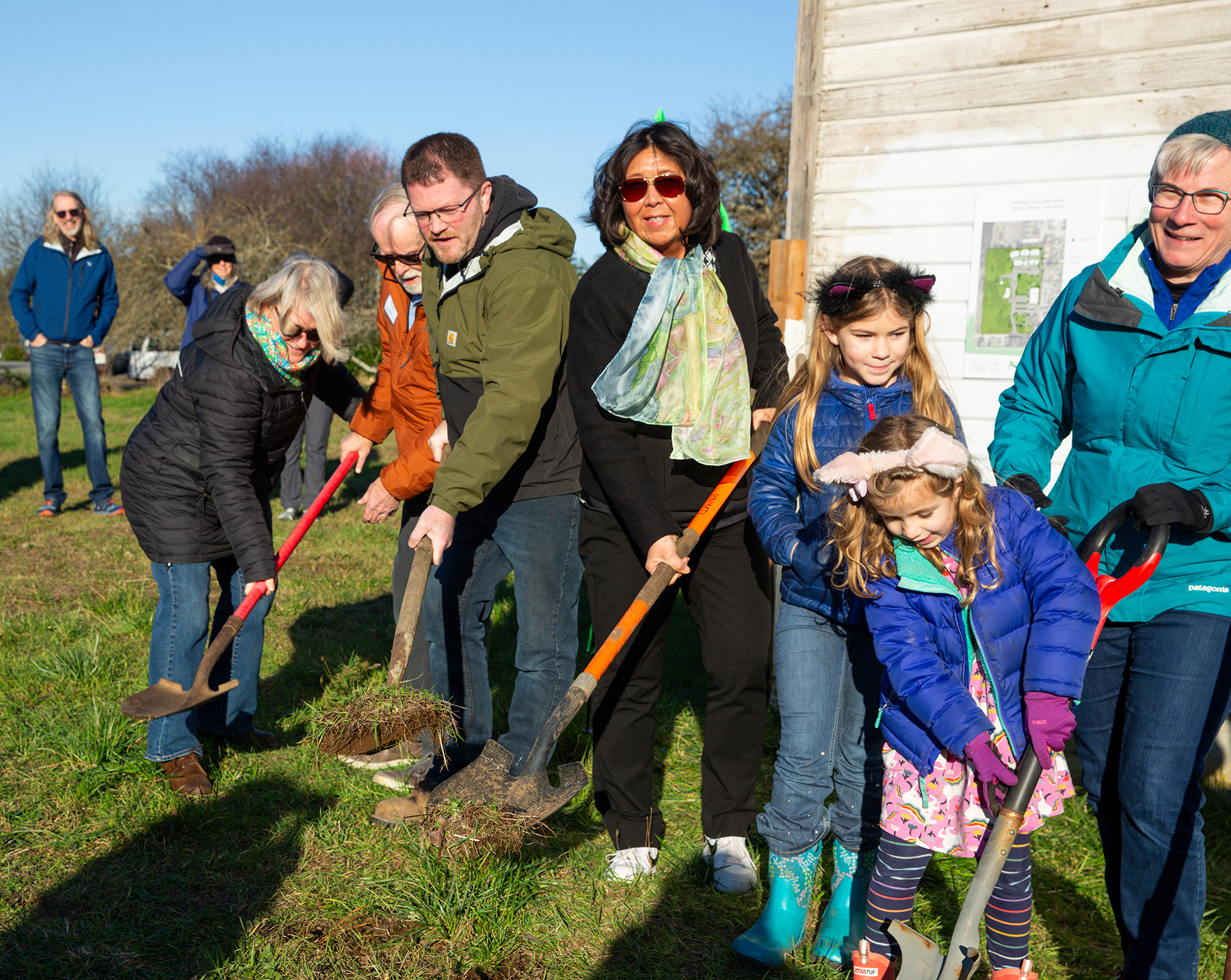 COMMUNITY CELEBRATES PEA PATCH GROUND TURNING - OPAL Community Land Trust
